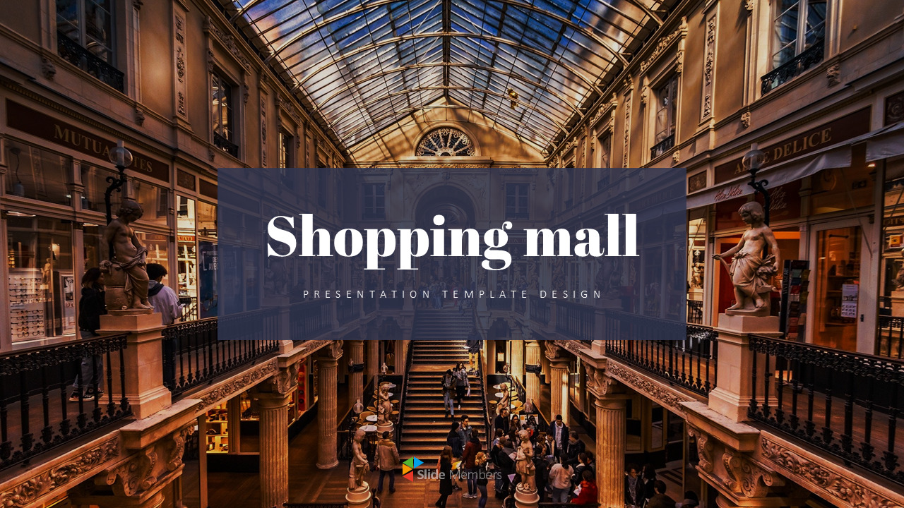 Shopping Mall Simple Slides Templates|IT/Commerce|Google