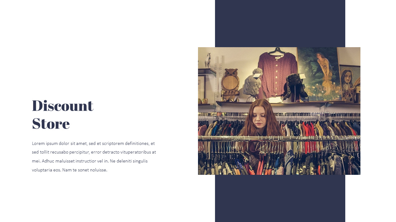 Shopping Mall Simple Slides Templates|IT/Commerce|Google