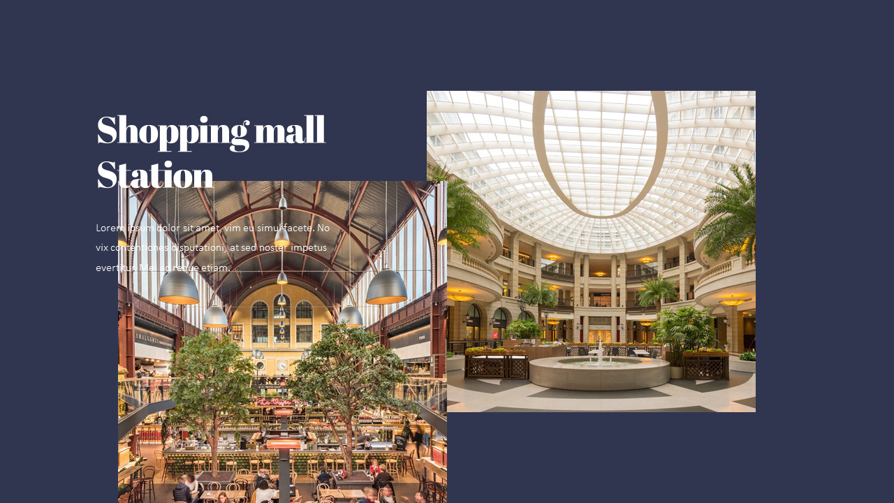 Shopping Mall Simple Slides Templates|IT/Commerce|Google