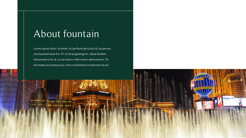 Fountain Templates for PowerPoint|Lifestyle