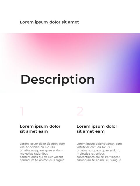 Gradient Colors Business Project PPT Design Templates