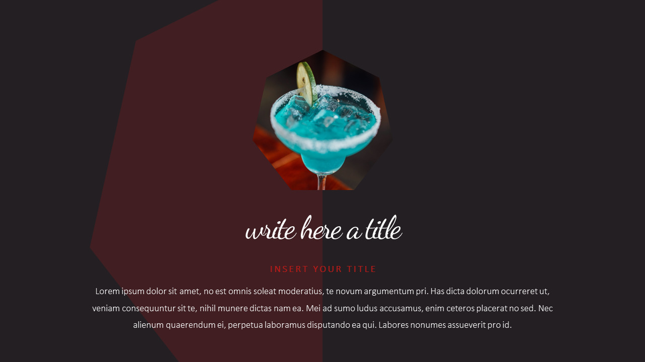 Cocktail Google PowerPoint|Business|Slides
