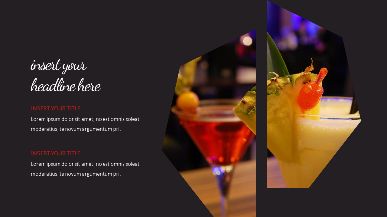 Cocktail Google PowerPoint|Business|Slides