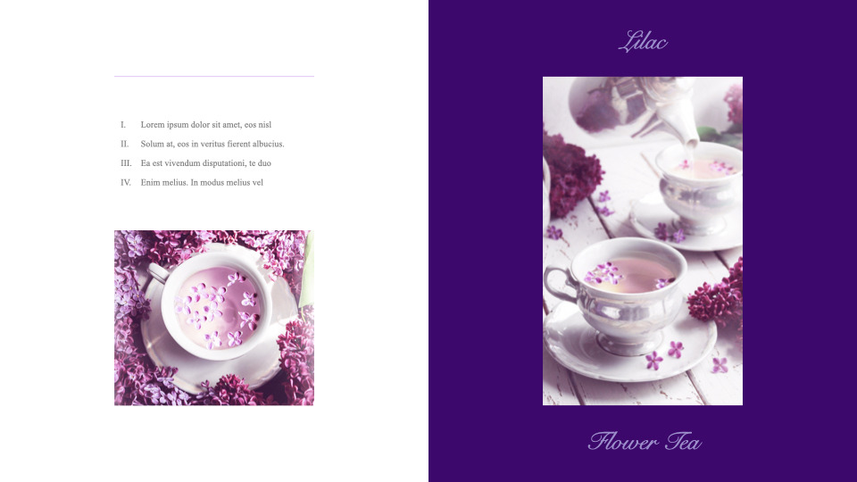 Lilac Keynote PowerPoint|Lifestyle