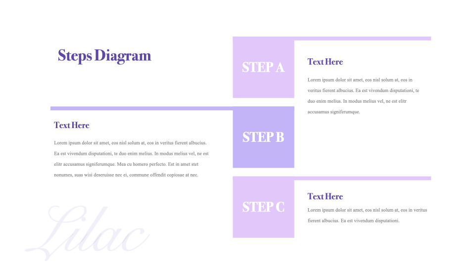 Lilac Keynote PowerPoint|Lifestyle
