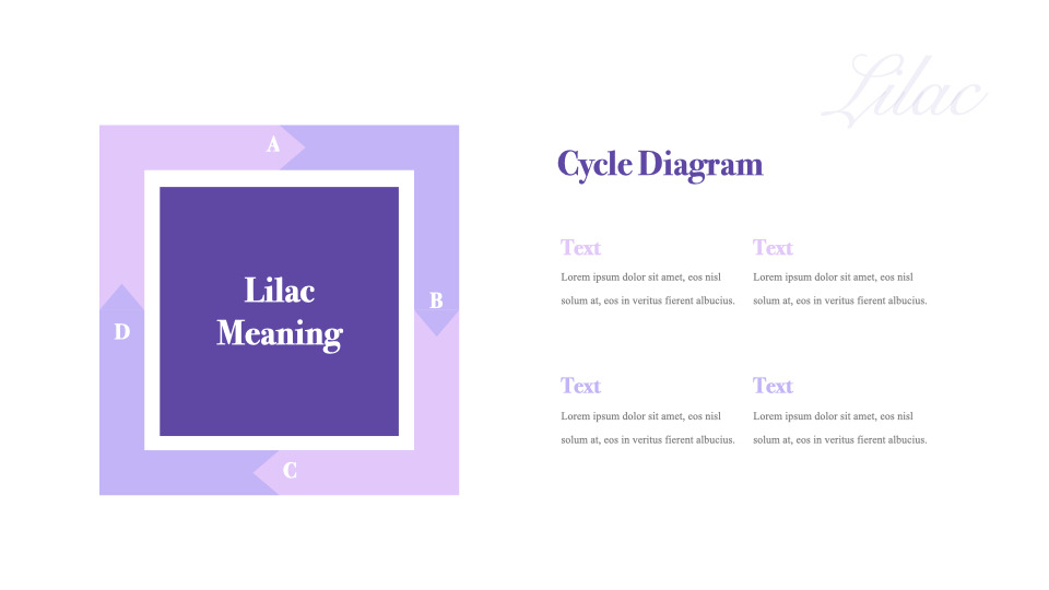 Lilac Keynote PowerPoint|Lifestyle