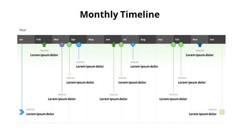 Monthly Timeline|Tables|Diagram
