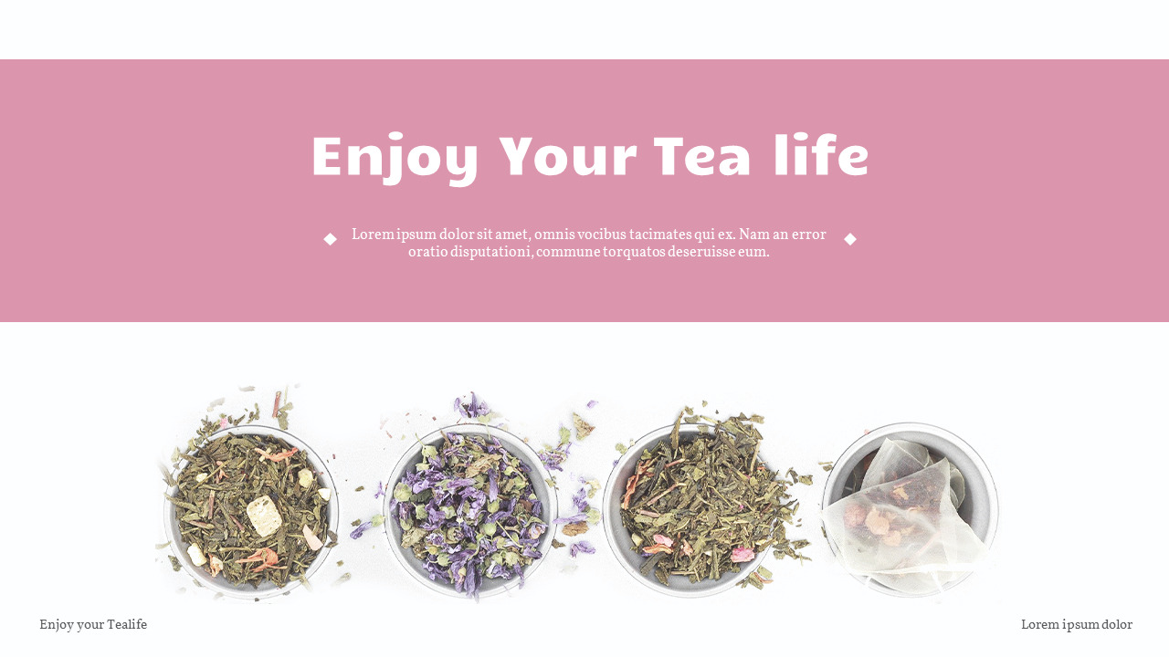 Afternoon Tea template design|Lifestyle|Google Slides