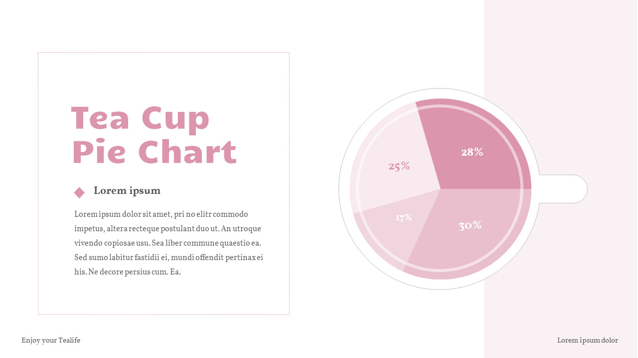 Afternoon Tea template design|Lifestyle|Google Slides