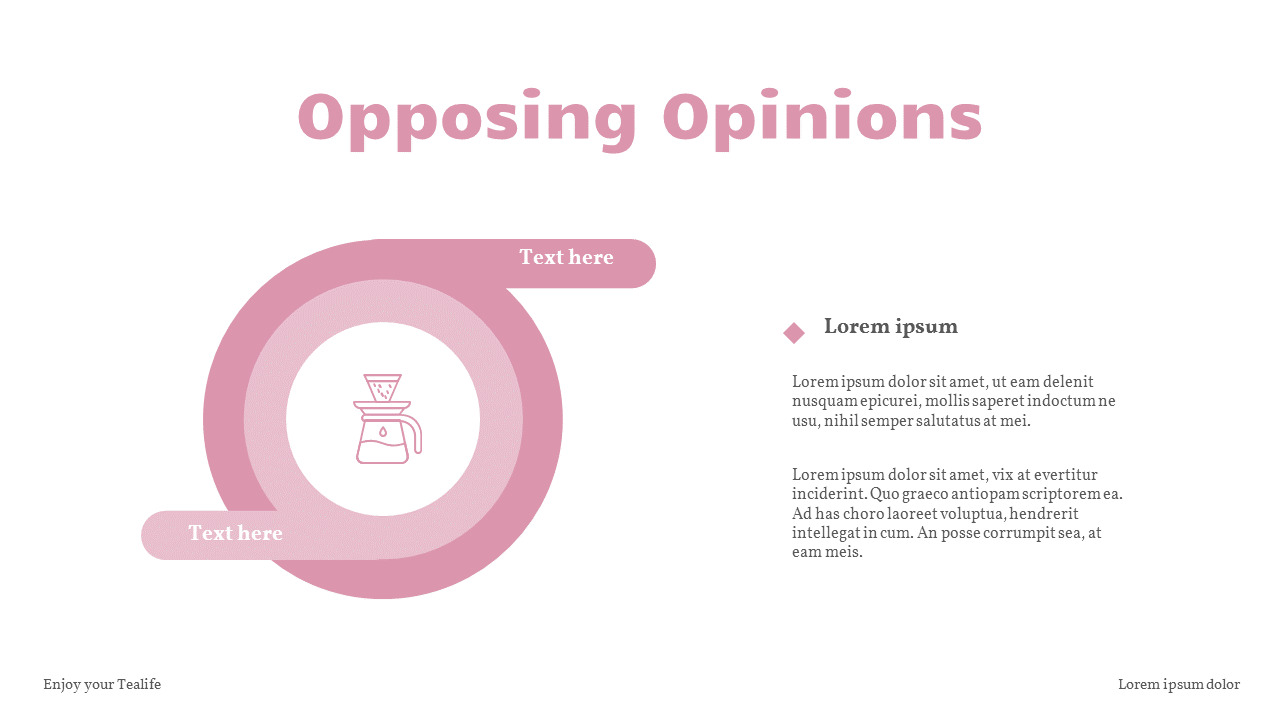 Afternoon Tea template design|Lifestyle|Google Slides