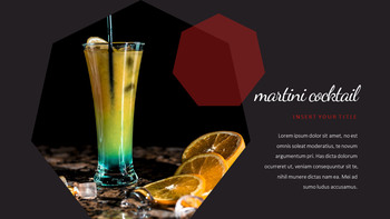 Cocktail Google PowerPoint|Business|Slides
