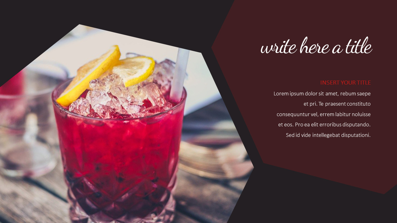 Cocktail Google PowerPoint|Business|Slides