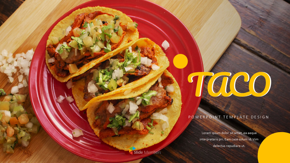 Taco template design|Business|Google Slides