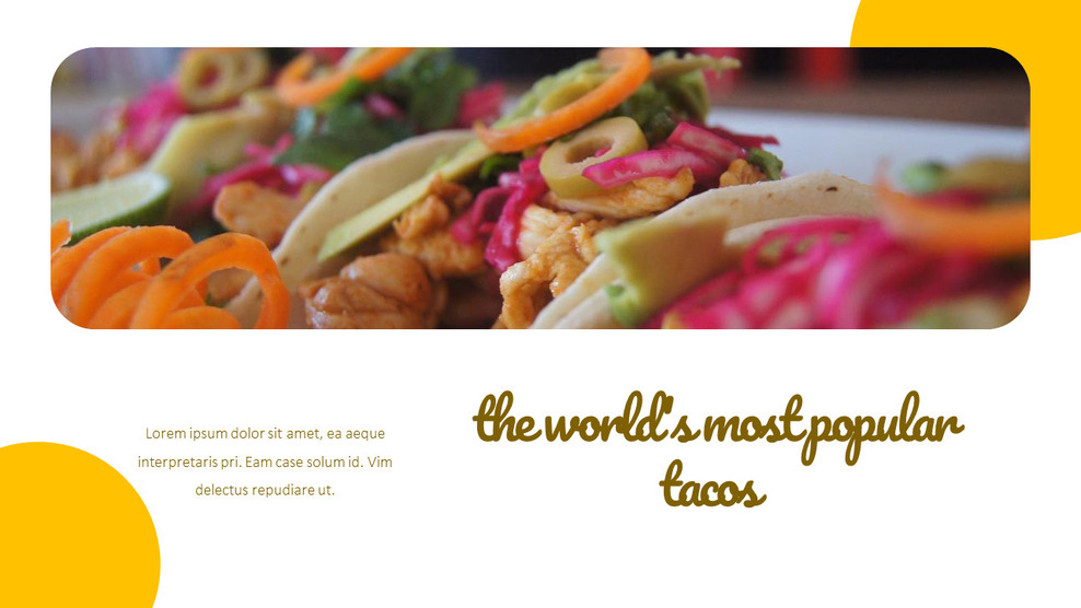 Taco template design|Business|Google Slides