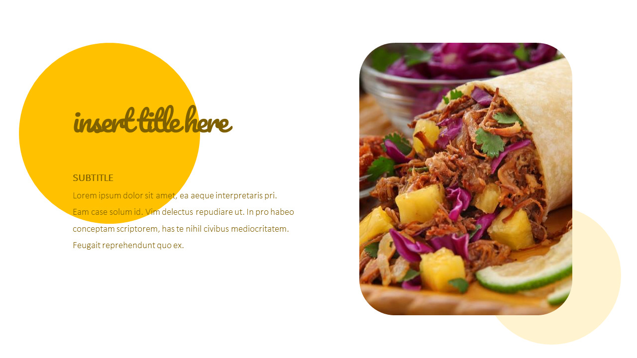 Taco template design|Business|Google Slides