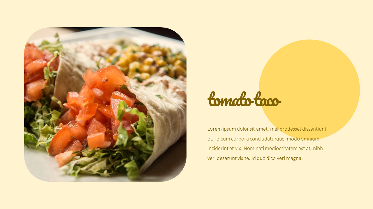 Taco template design|Business|Google Slides