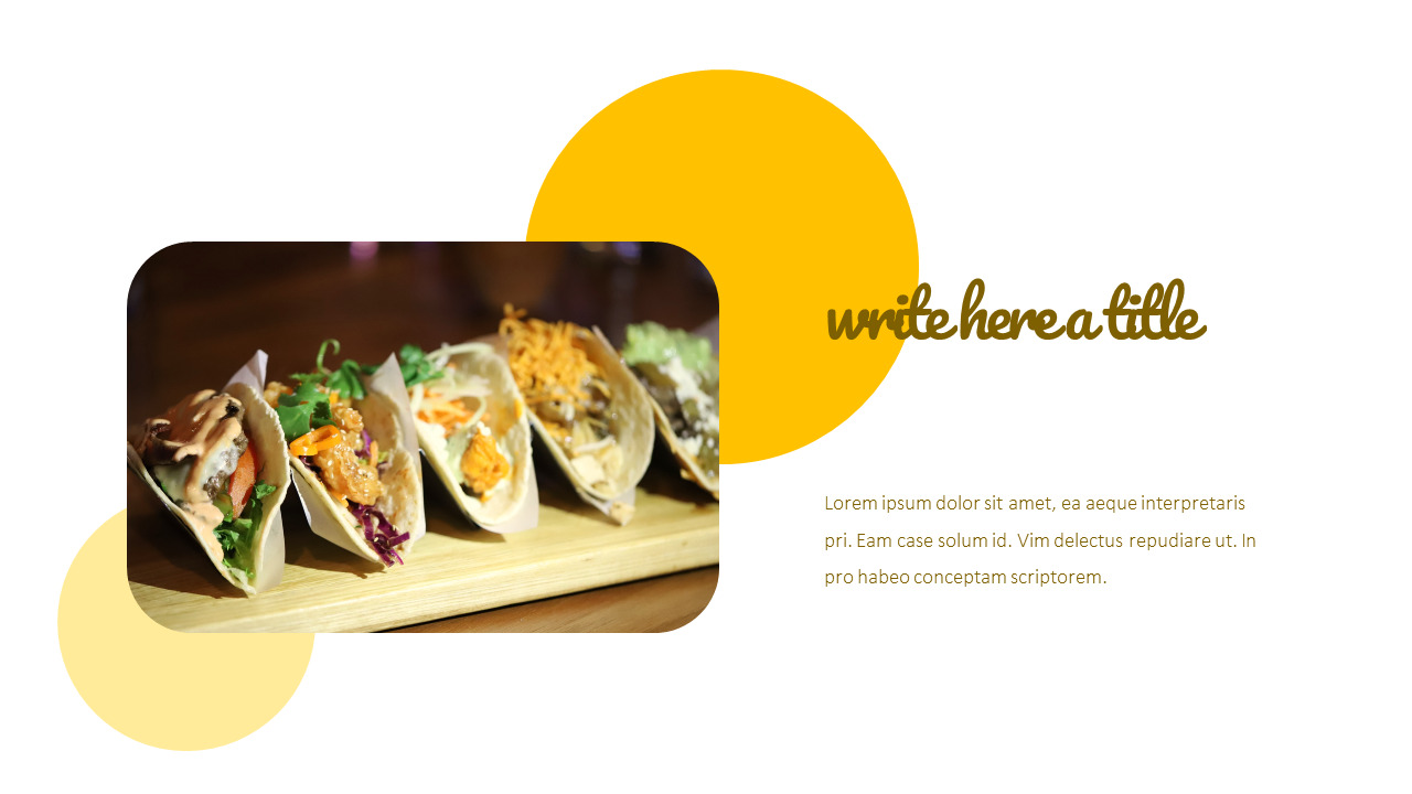 Taco template design|Business|Google Slides