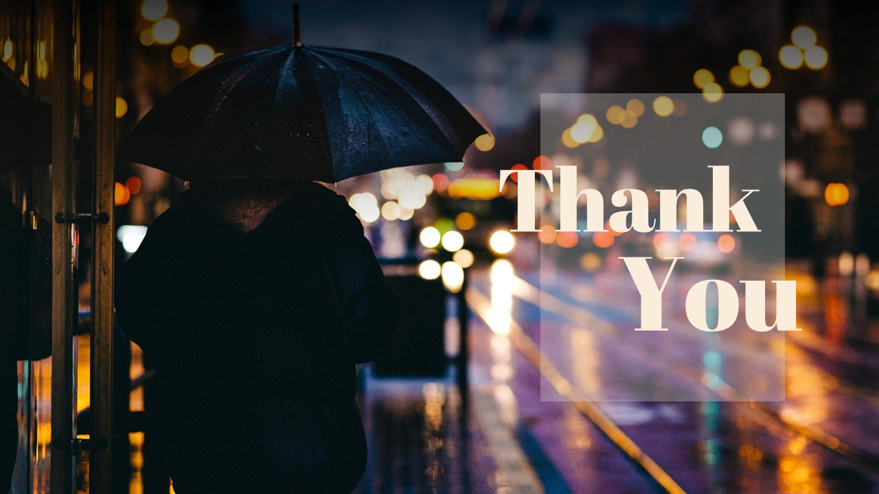 A Rainy Day google slides template|Lifestyle