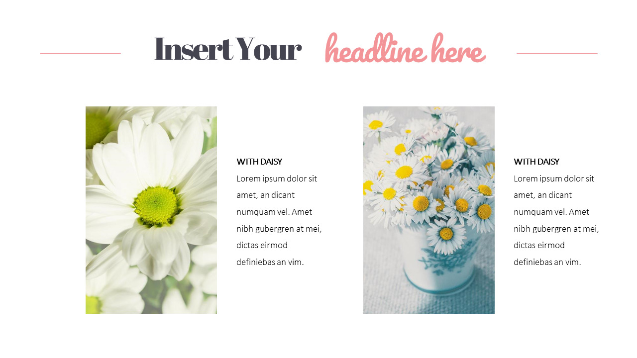 Daisy Google Slides Themes|Lifestyle