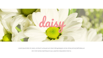 Daisy Google Slides Themes|Lifestyle