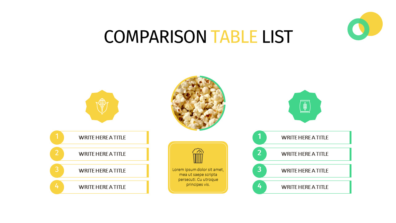 POPCORN template design|Business|Google Slides