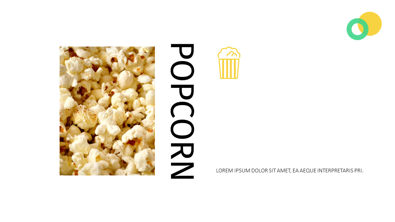 POPCORN template design|Business|Google Slides