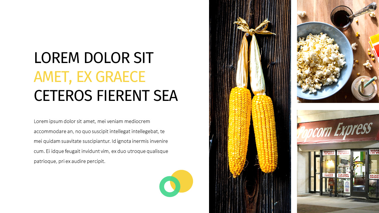 POPCORN template design|Business|Google Slides