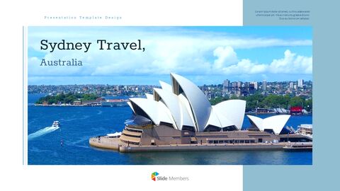Sydney Travel, Australia Google Slides Themes for Presentations|Lifestyle