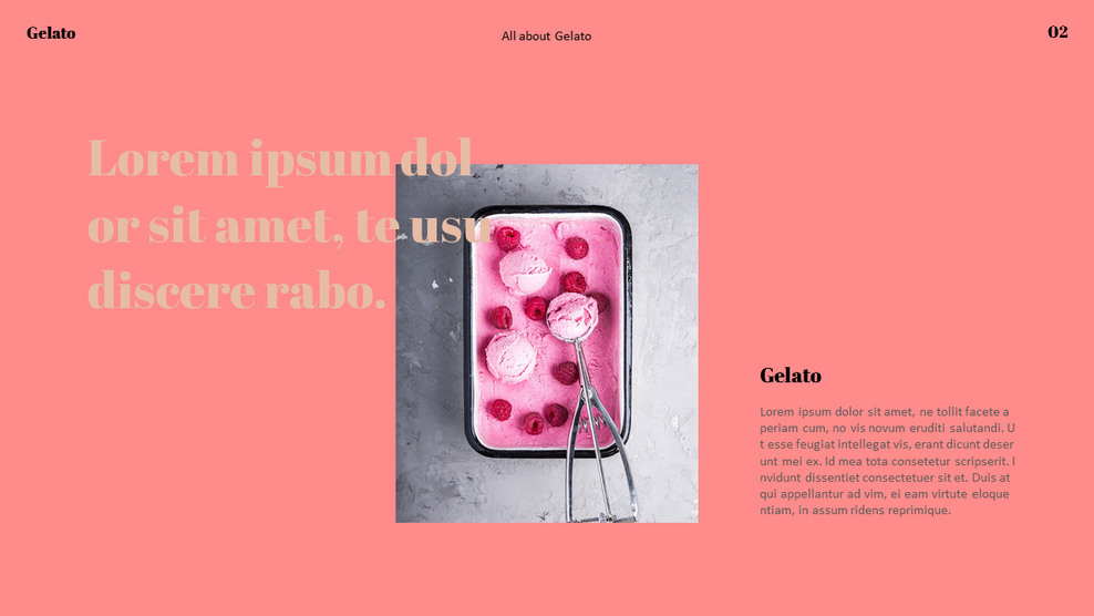 Gelato Google Slides Templates for Your Next Presentation|Lifestyle