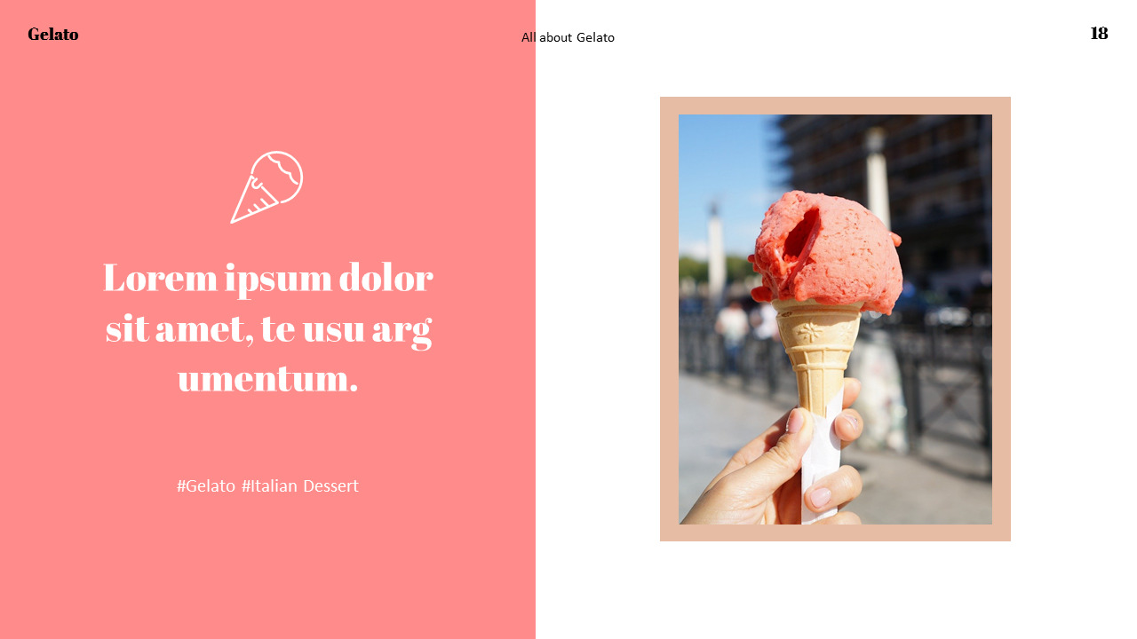 Gelato Google Slides Templates for Your Next Presentation|Lifestyle