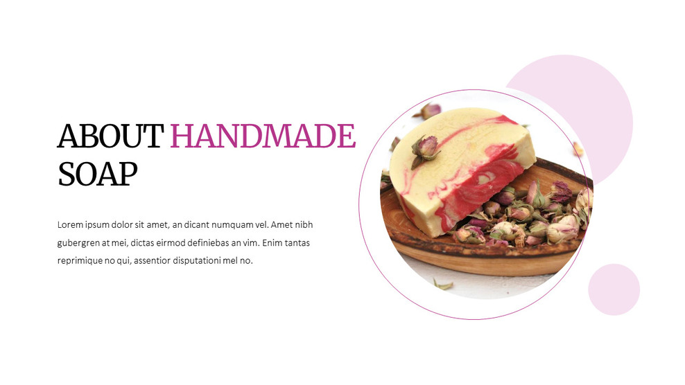 Handmade Soap slide template|Lifestyle|Google