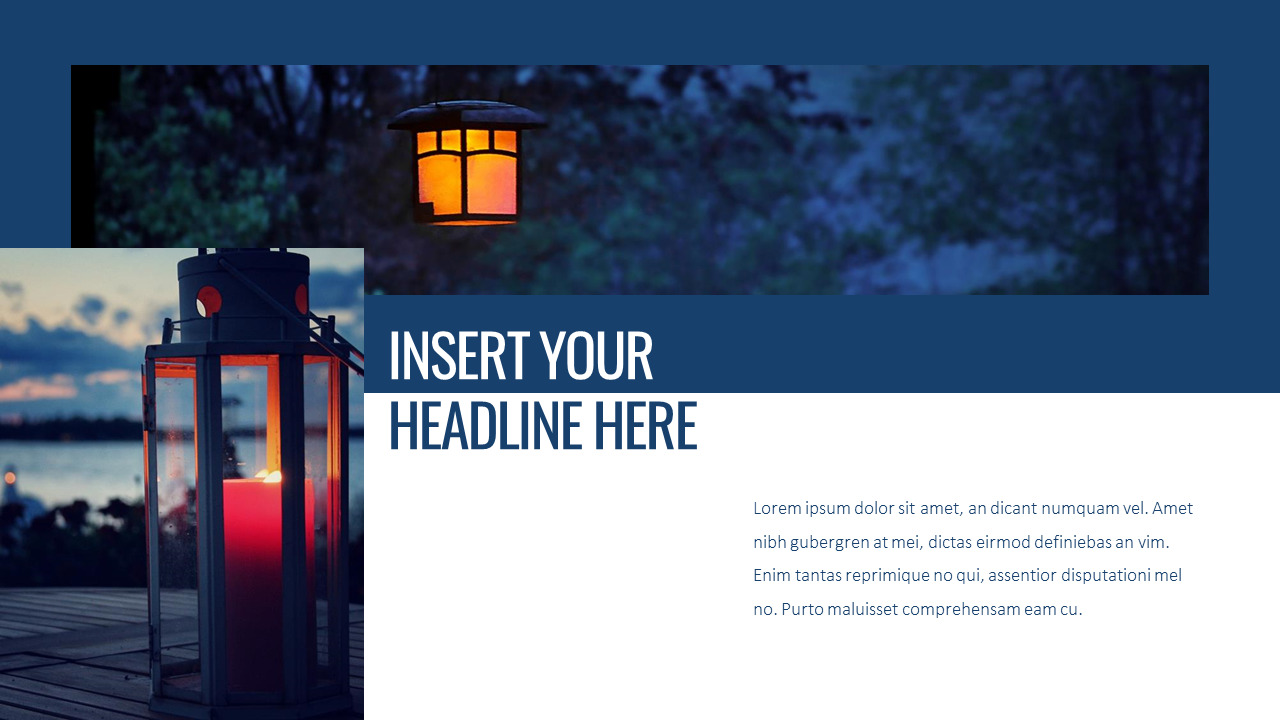 Linterna diseño de plantilla|Estilo de vida|Presentaciones Google