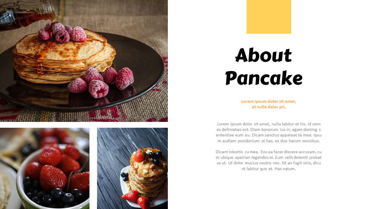 Pancake day Google Slides Presentation Templates|Lifestyle