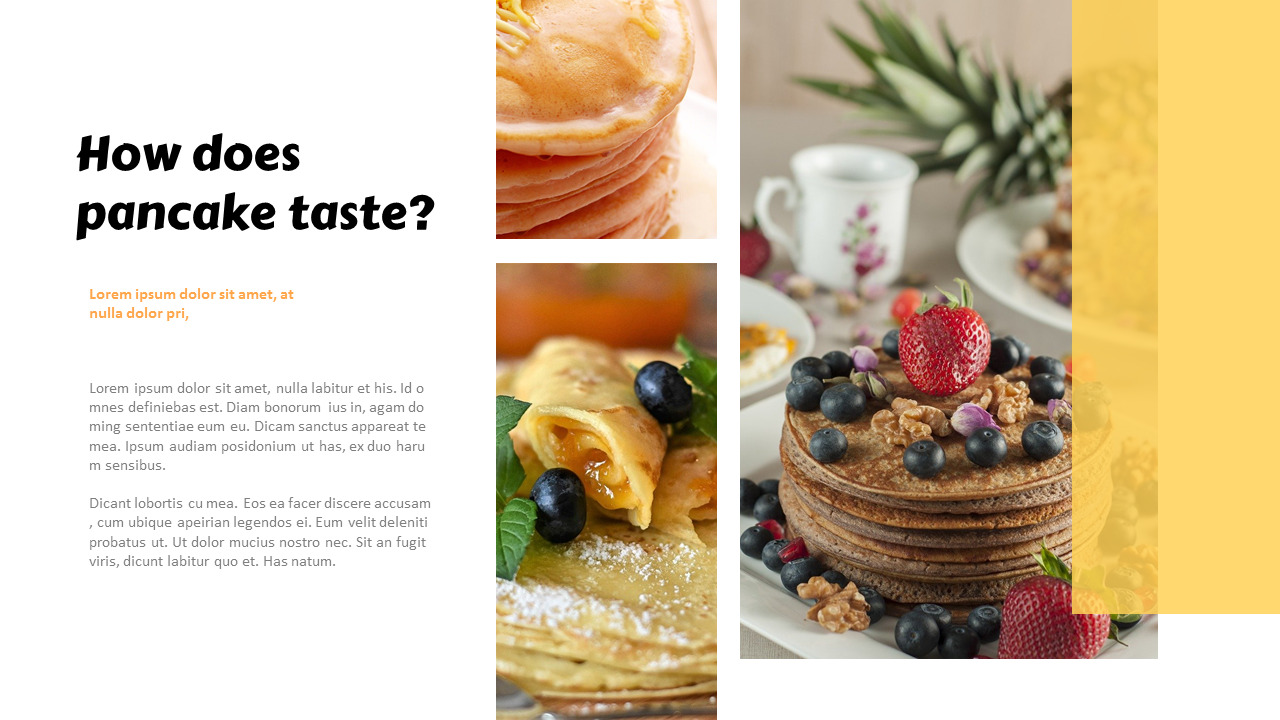 Pancake day Google Slides Presentation Templates|Lifestyle