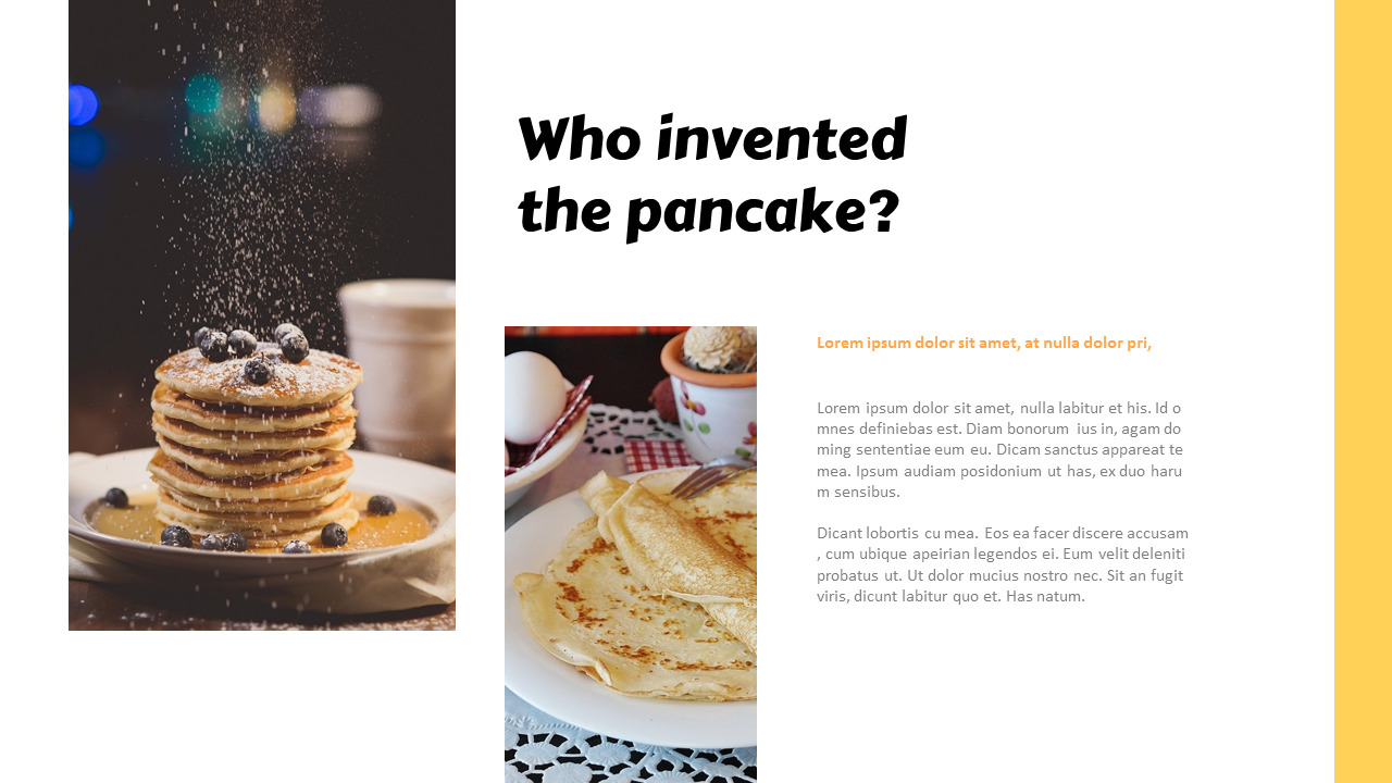Pancake day Google Slides Presentation Templates|Lifestyle