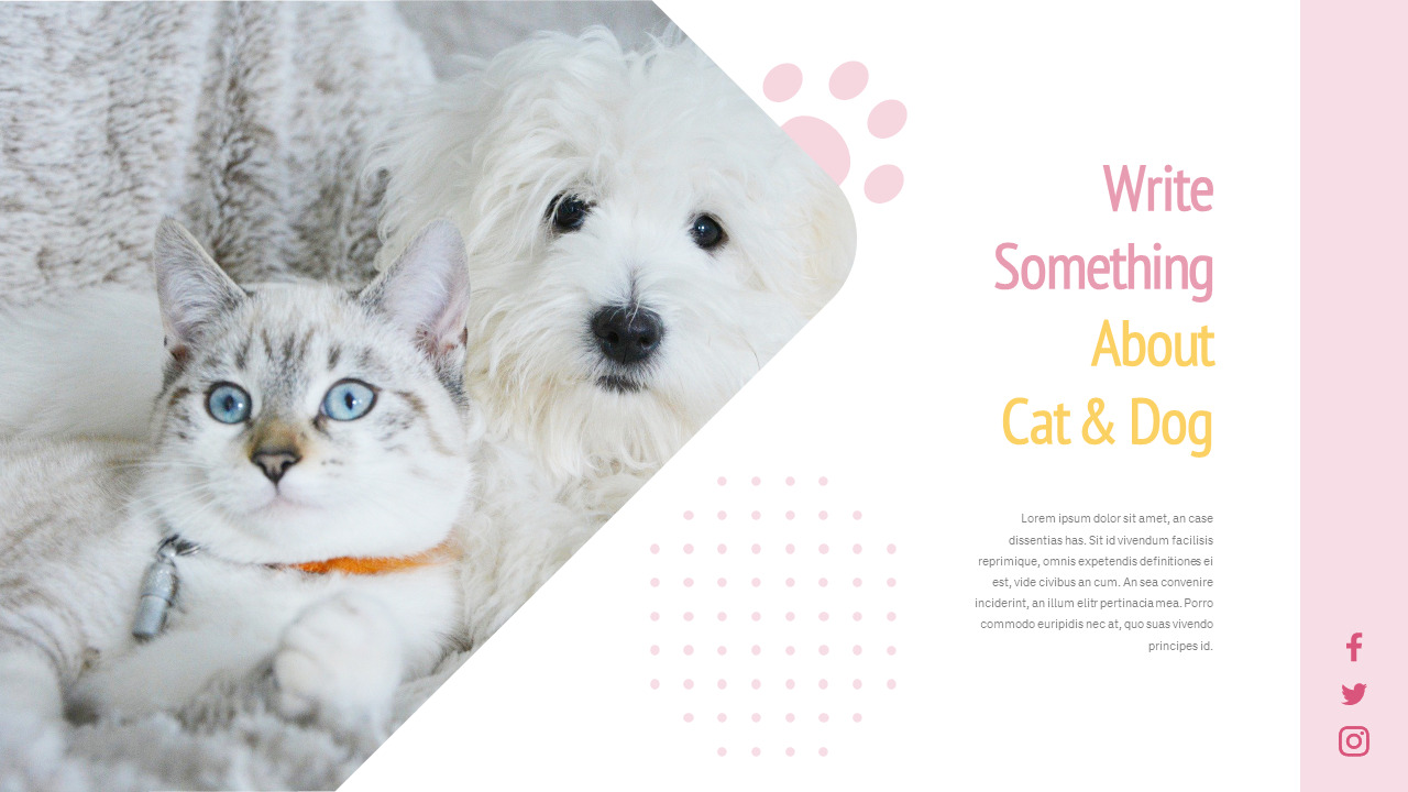 Cat Dog Google Slides|Lifestyle
