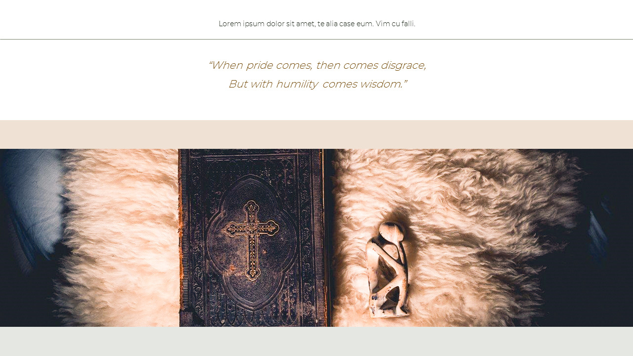 Holy Bible Easy Google Slides Template|Lifestyle