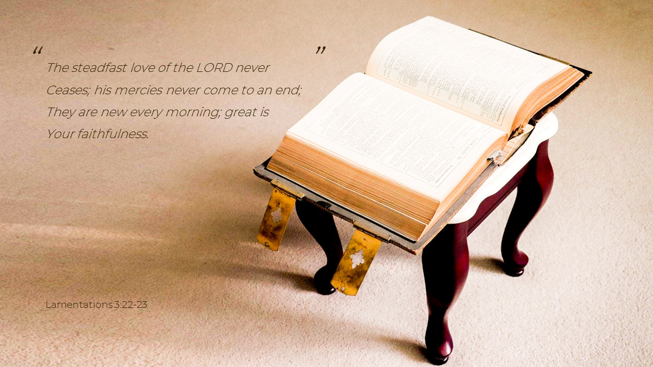 Holy Bible Easy Google Slides Template|Lifestyle