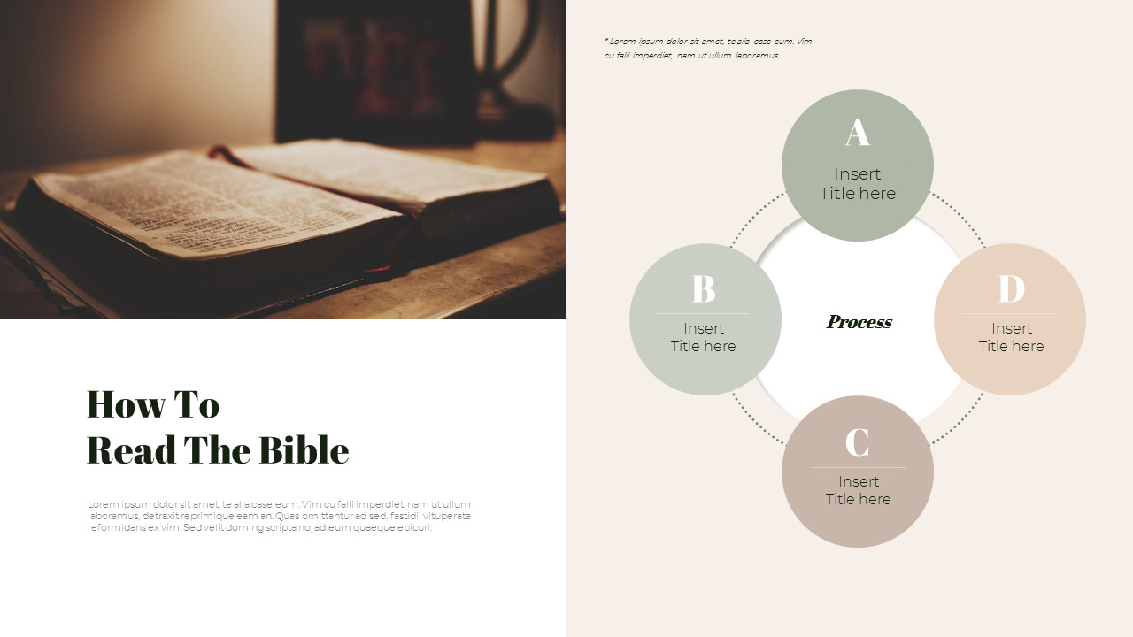 Holy Bible Easy Google Slides Template|Lifestyle