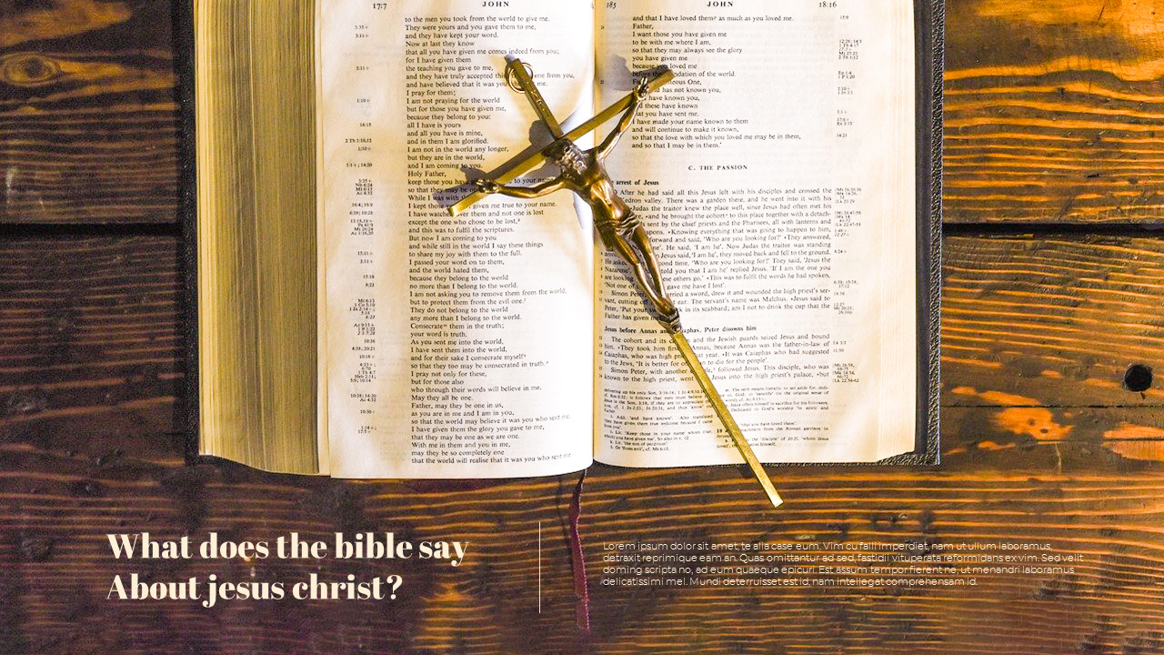 Holy Bible Easy Google Slides Template|Lifestyle