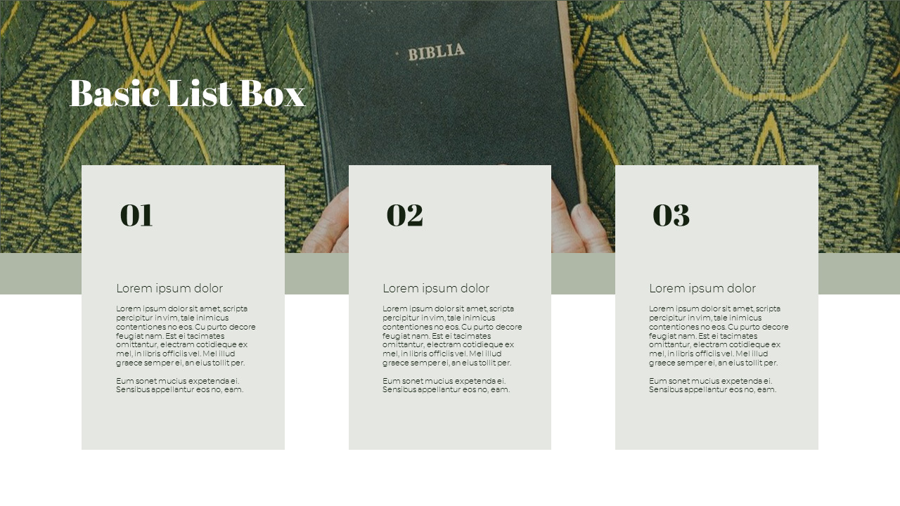 Holy Bible Easy Google Slides Template|Lifestyle