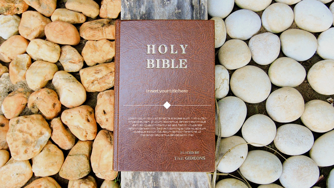 Holy Bible Easy Google Slides Template|Lifestyle
