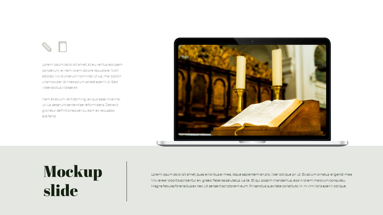 Holy Bible Easy Google Slides Template|Lifestyle