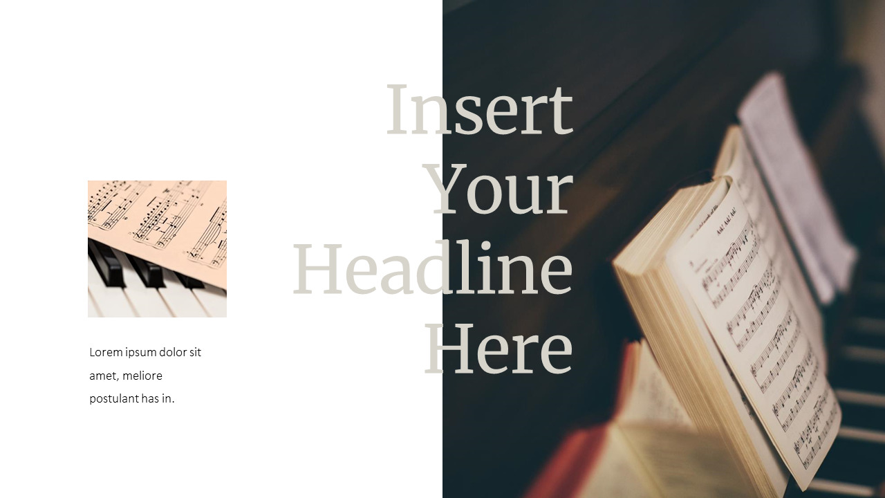 Piano Google Slides Themes|Lifestyle