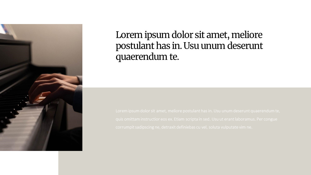 Piano Google Slides Themes|Lifestyle