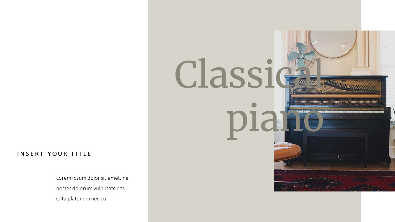 Piano Google Slides Themes|Lifestyle