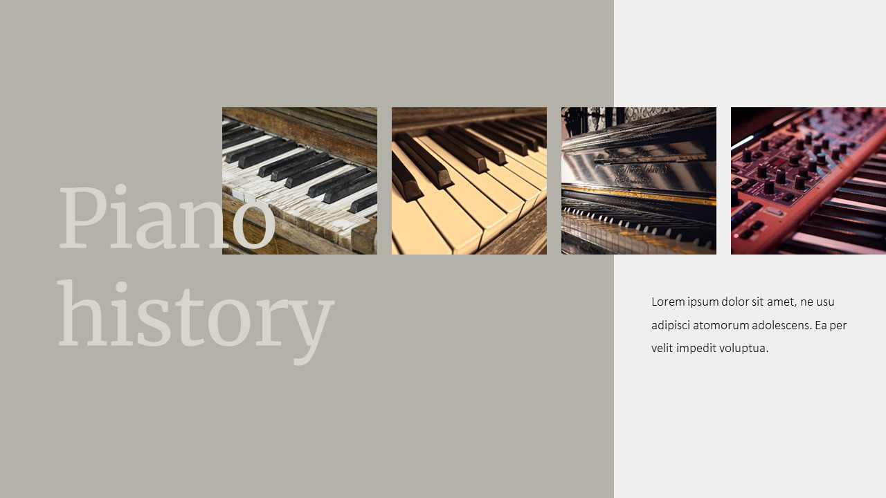 Piano Google Slides Themes|Lifestyle