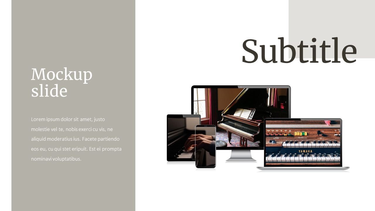 Piano Google Slides Themes|Lifestyle