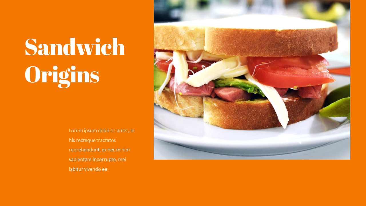 Sandwich Simple Slides Templates|Business|Google