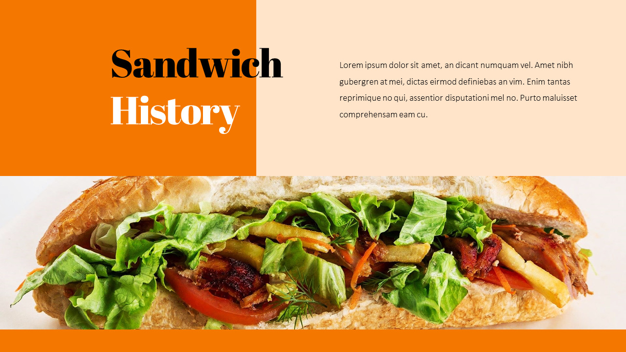 Sandwich Simple Slides Templates|Business|Google
